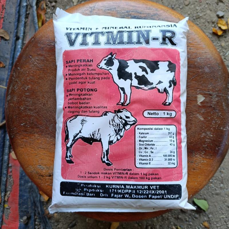 VITMIN-R Vitamin & Mineral Ruminansia Untuk Sapi Perah Sapi Potong ...