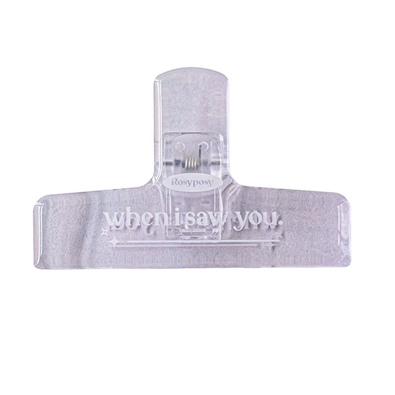 scorussel Document Clamp Lightweight Binder Clip Transparent - TikTok ...