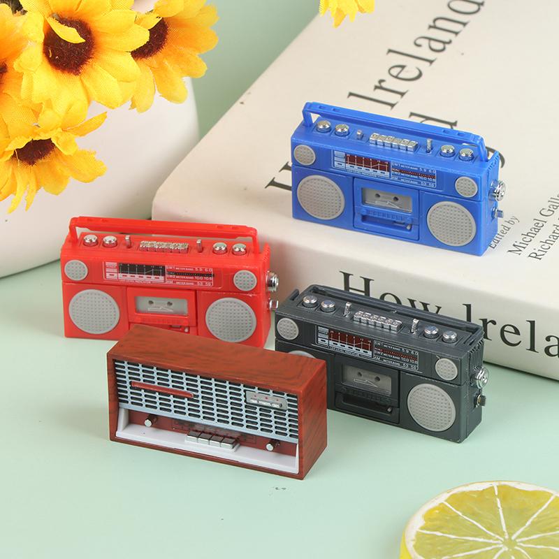 1:12 Dollhouse Miniature Radio Model Recorder Player Toy Dol - TikTok ...