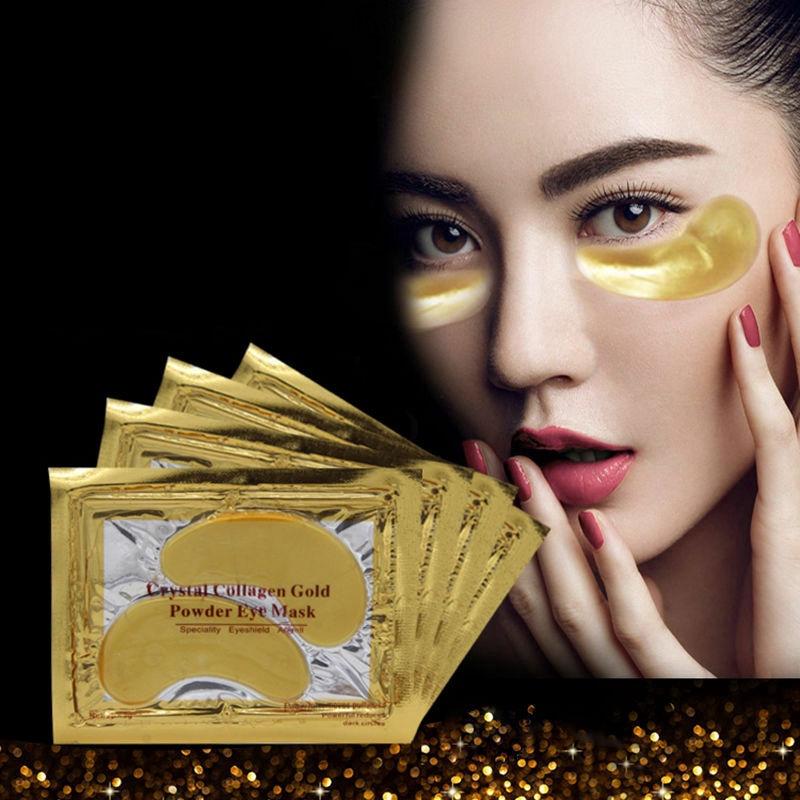 Topeng kolagen kristal emas 24k, tampalan mata pelembap, pad - TikTok ...