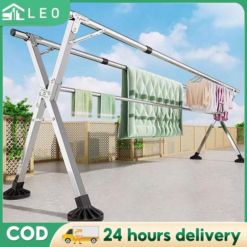 Foldable Sampayan Stainless Steel Clothes Rack Laundry Dryin - TikTok ...
