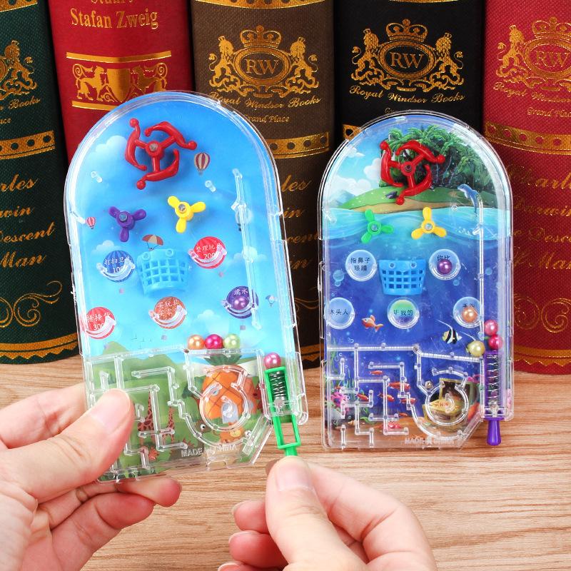 Creative Children's Pinball Plate Pinball Game Cartoon Handheld Game ...