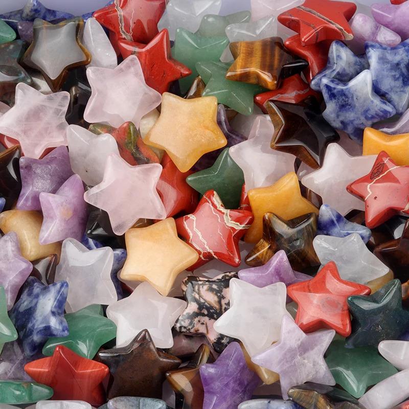 202512 pcs Natural Gem Stone Quartz Crystal Amethyst Star Moon - TikTok ...