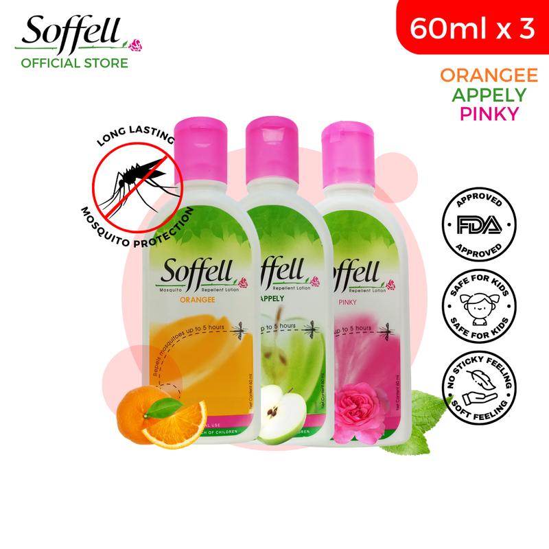 Soffell Mosquito Repellent Lotion - All Scents Set Of 3 (60M - TikTok ...