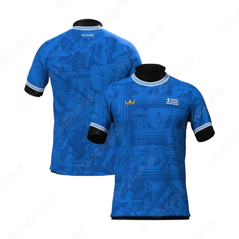 Greece Football Jersey Unisex Casual Tee Faddish Comfortable - TikTok ...
