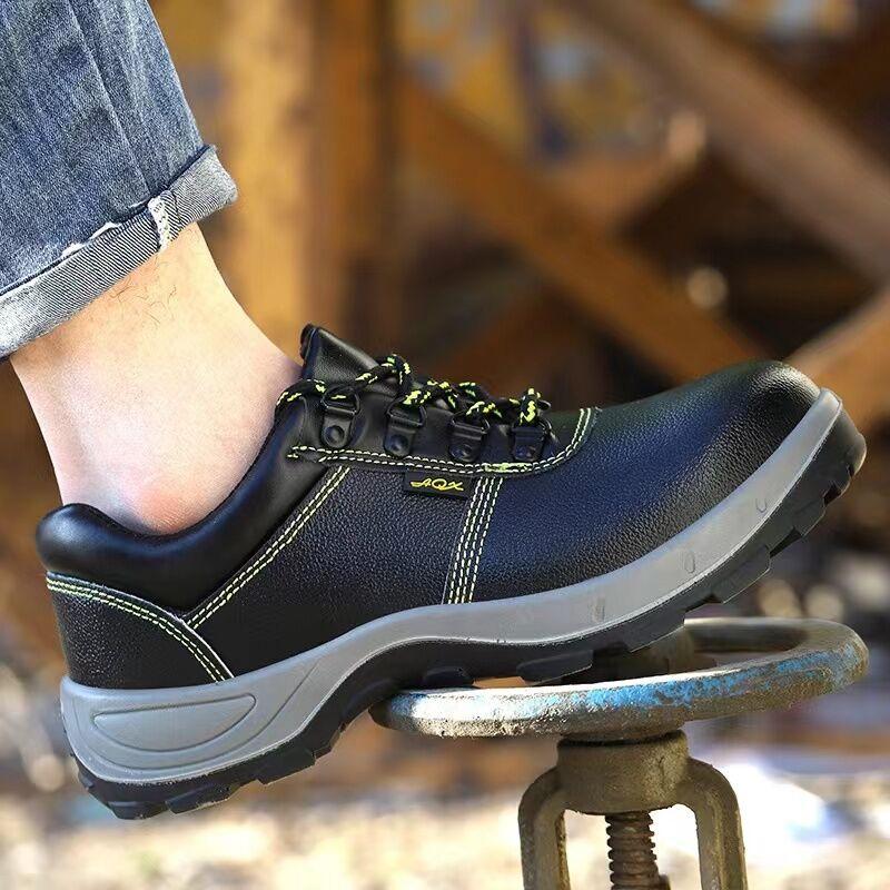 gu bang Shield Labor Shoes Men Work Shoes Safety Shoes Anti-smashing ...