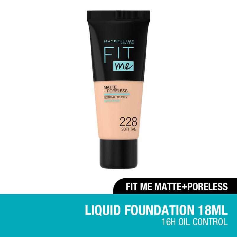 MAYBELLINE Fit Me Matte Foundation 18ML TUBE 228 SOFT TAN - TikTok Shop ...