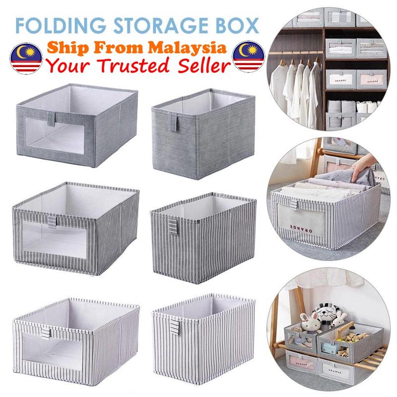 【Joymall】 Korean Storage Box Foldable Wardrobe Linen Storage - TikTok ...