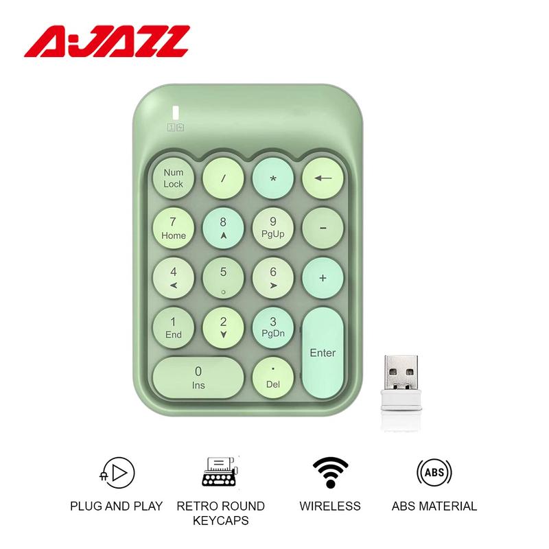 Ajazz AK18 Numeric Pad 2.4G Wireless Numpad Keyboard 18-Key - TikTok ...