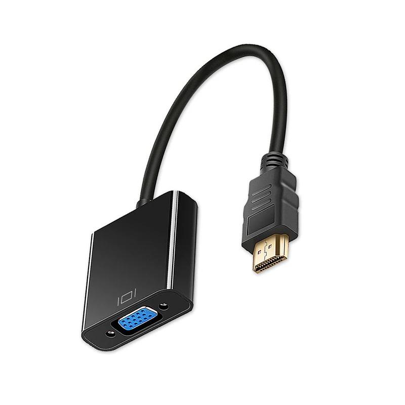 1080P HDMI-compatible to VGA Adapter Digital to Analog Converter ...