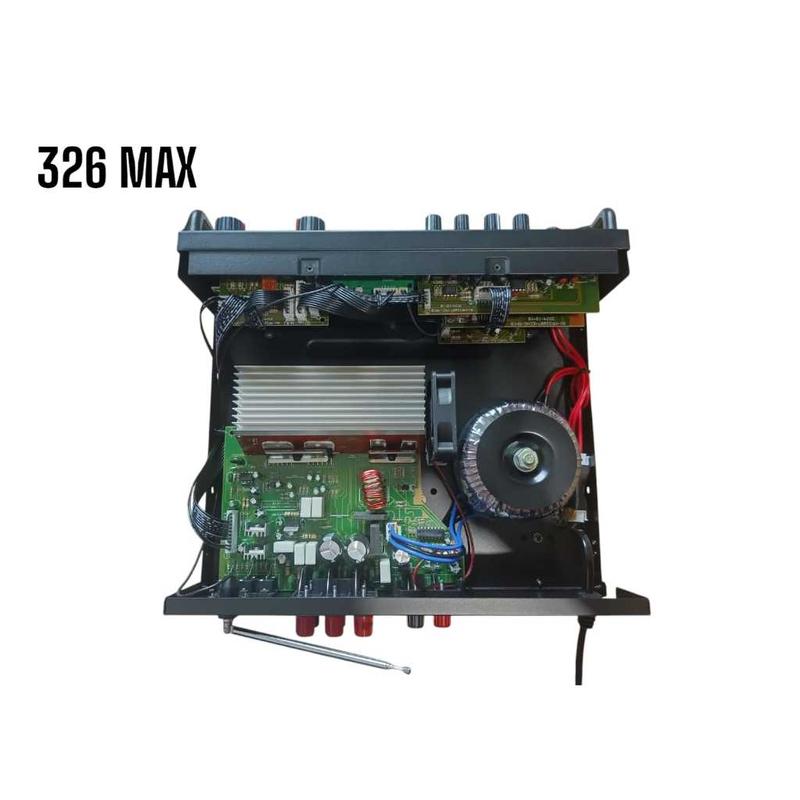 Amplifier kerndy Bluetooth 5.3 EQ Audio AV326BT MAX Channel 2.1 Full ...