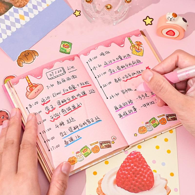 Relaxing Color Inner Page Gashapon Mahines Notebook Cute Shaking ...