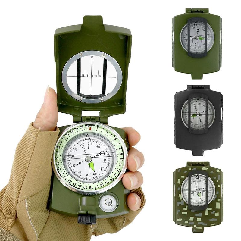 High Precision Outdoor Compass Professional Metal Luminous Sight ...