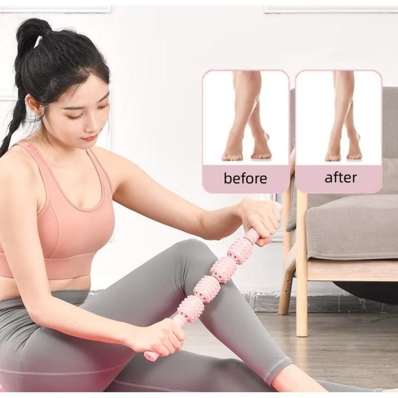 (FOREVER $2) Massage Stick Muscle Pain Relief Spindle Roller Stick ...