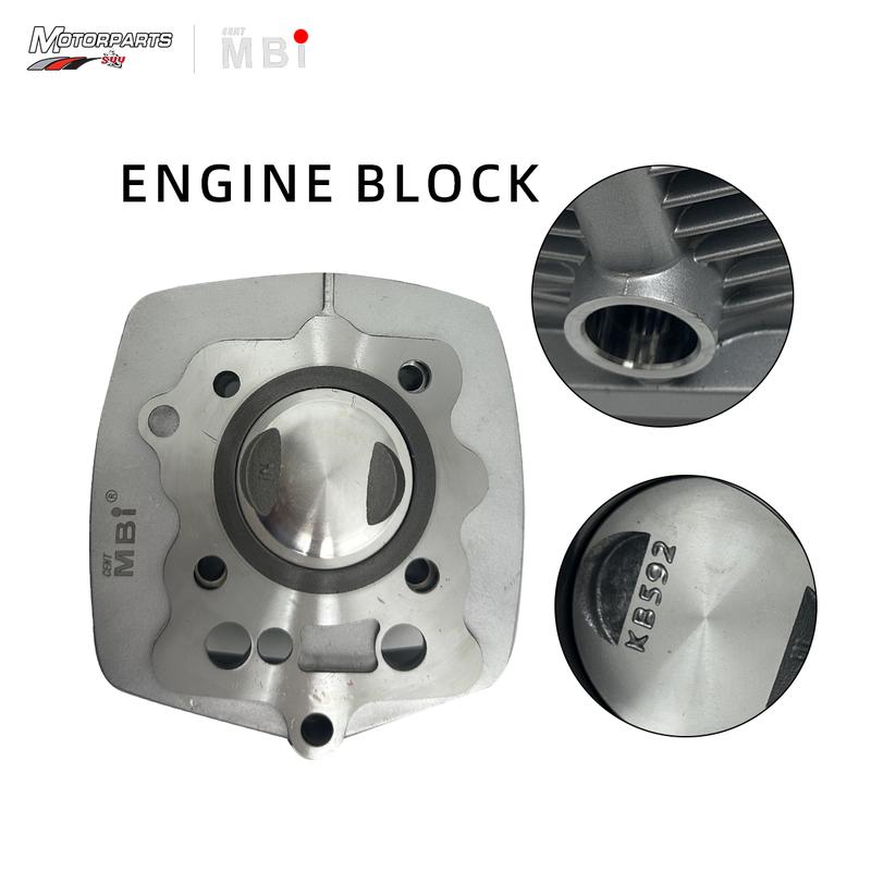MBI ENGINE BLOCK SET CLICK125 52 4 STD CG125 STD BEAT STD XRM125 ...