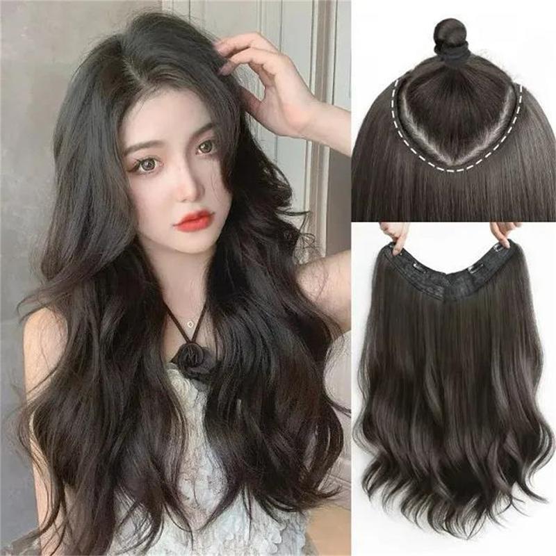 Fashionable U Shaped Curls Wig One Piece Hair Extension For - TikTok ...