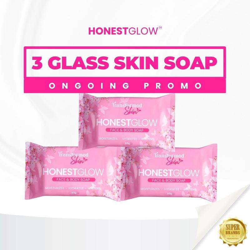 3 For 100 GLASS SKIN NIACINAMIDE SOAP 80g by HonestGlow Body - TikTok ...