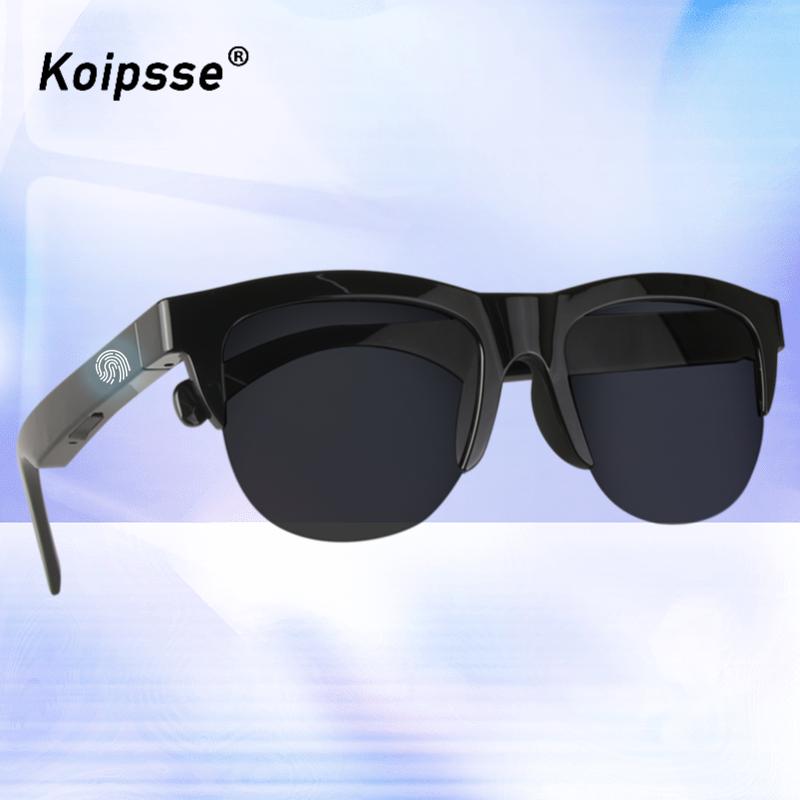 Koipsse Smart Glasses fashionable sunglass black technology suitable ...