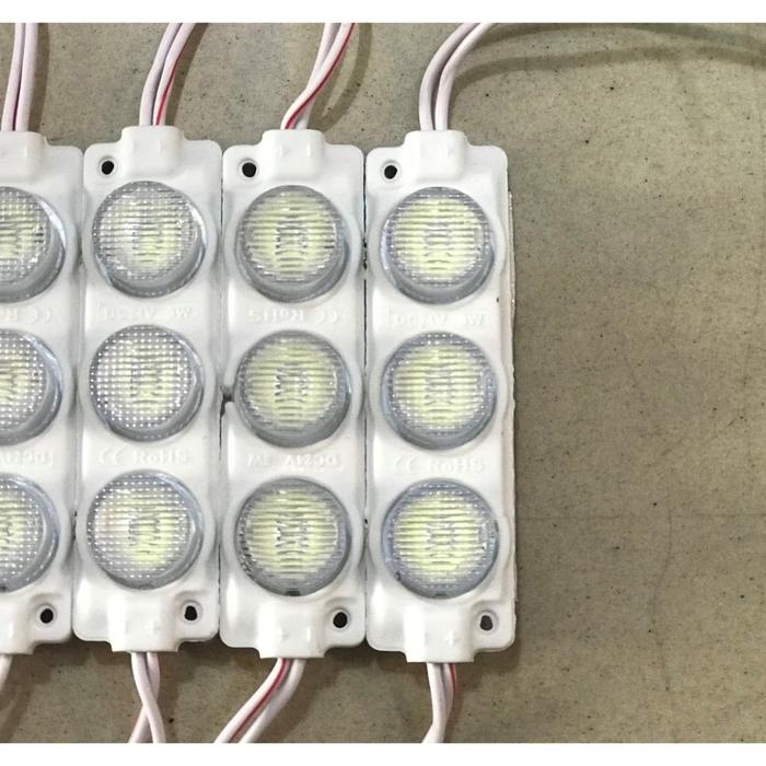 Jual (isi 10 pcs) Lampu LED Module 3 Mata 3 Watt 12 Volt 24 Volt / LED ...