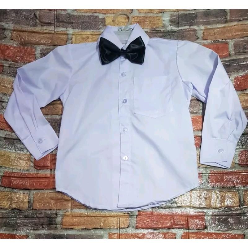 POLO LONG SLEEVE FOR BOYS TETORON FABRIC - TikTok Shop Philippines