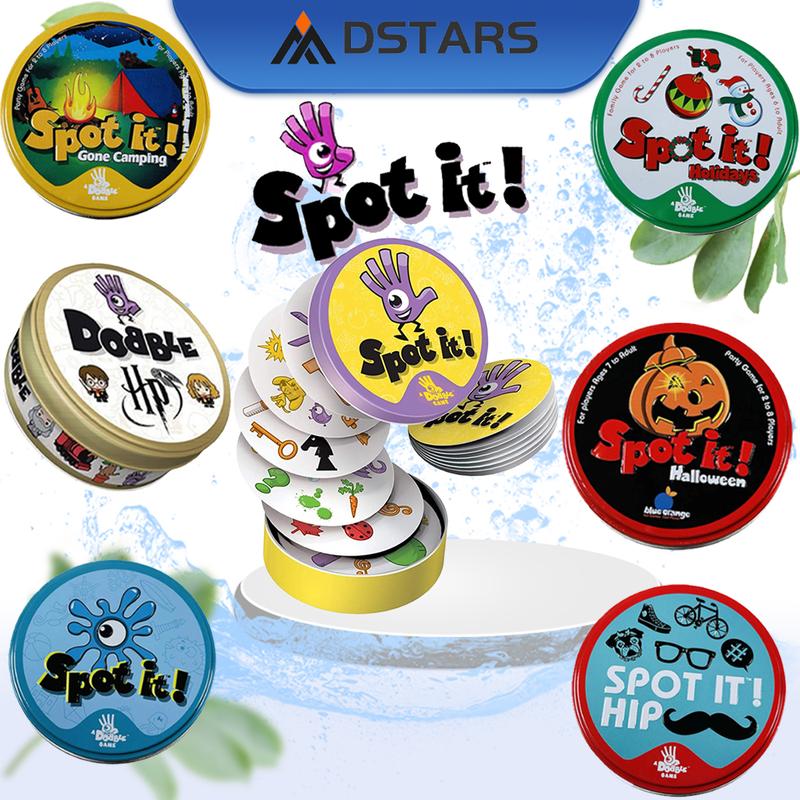 Spot It Dobble Find It Game Gia Đình Tập Hợp Lễ Hội Sinh Nhậ - TikTok ...