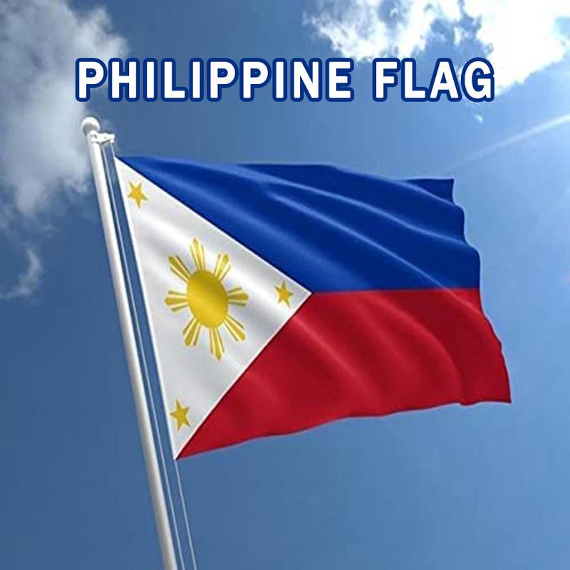 Polyester material Philippines Flag thick metal buckle Philippine ...