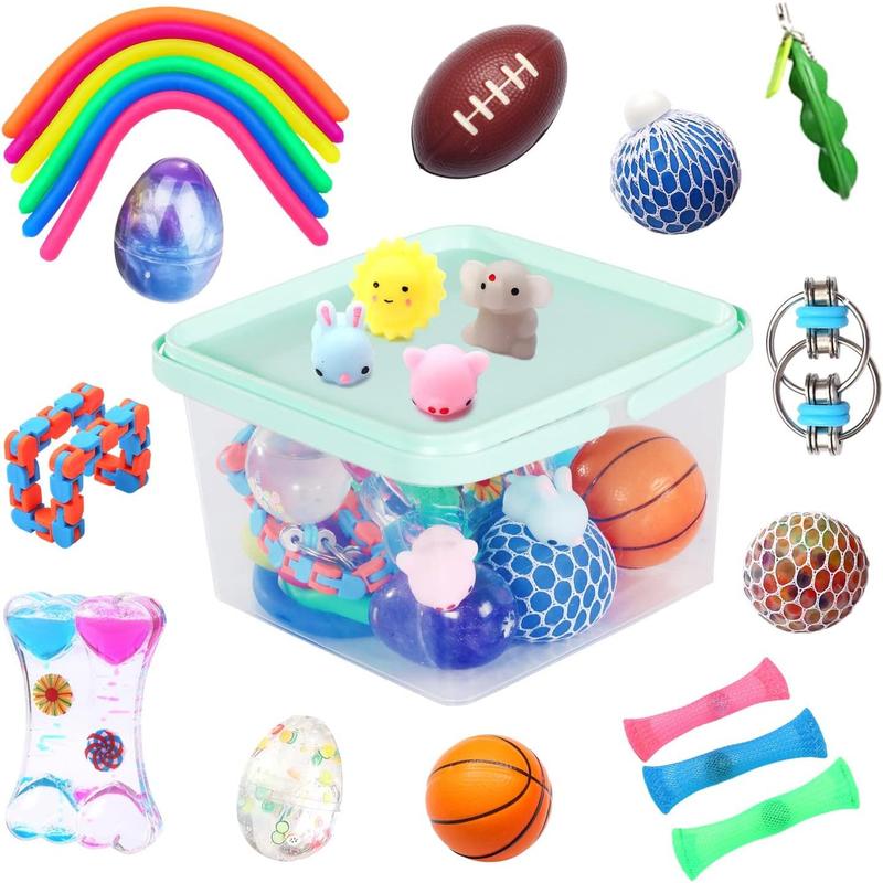 24 Pack Bundle Sensory Fidget Toys Set-Liquid Motion Timer/Grape - TikTok Shop