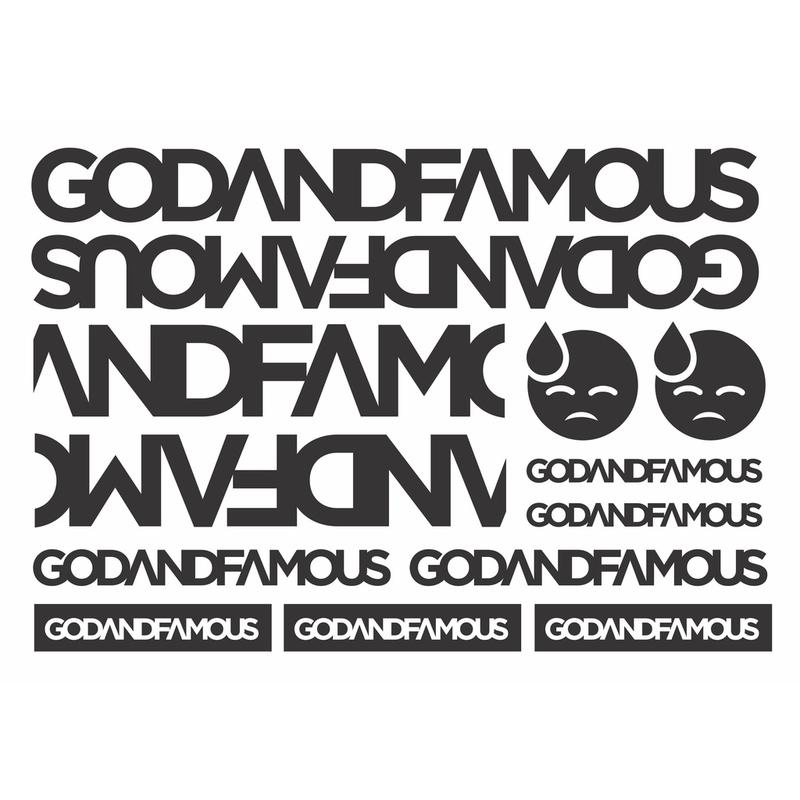 Sticker basikal fixie Godandfamous 13 pcs fixie fixed cyclin - TikTok ...