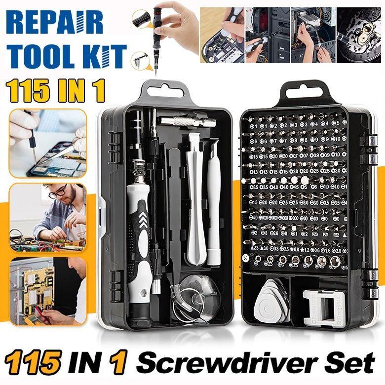 115 in 1 Precision Screwdriver Set Mini Magnetic DIY Repair Tool ...