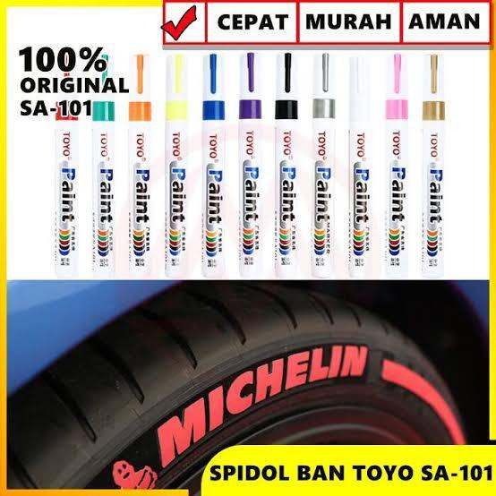 stationery spidol ban motor mobil permanent - Shop | Tokopedia
