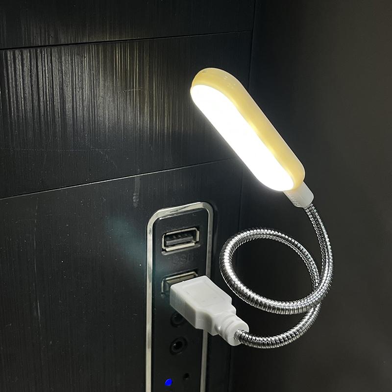 Komputer riba mini fleksibel, lampu LED USB, meja bacaan, lampu ...