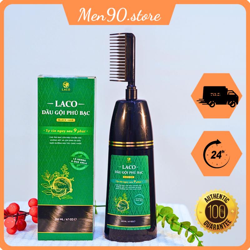 Dầu gội Phủ Bạc LACO BLACK HAIR 200ml giúp tóc đen tự tin sa - TikTok ...
