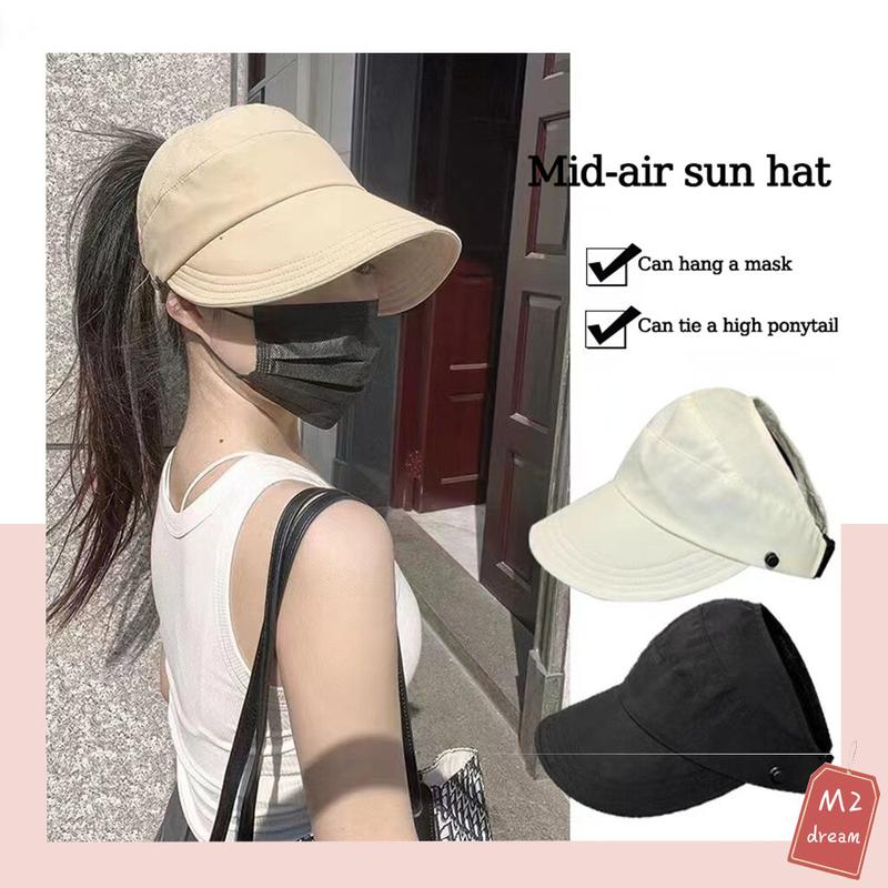 Topi Matahari Musim Panas, Wanita Baru, Tahan UV, Topi Nelayan, Atas ...
