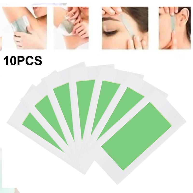 Penyingkiran Bulu Depilatory Epilator, 10pcs, Jalur Lilin Sejuk ...