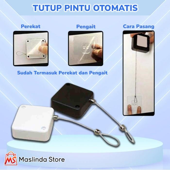Jual Tali Alat Penutup Pintu Otomatis Tanpa Paku Sensor Tutup Menutup ...
