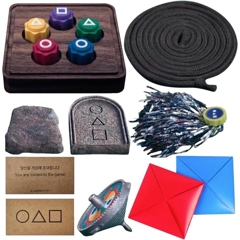 2025 Korean Traditional Game Set, Gonggi Jack Stone Pebbles Set ...