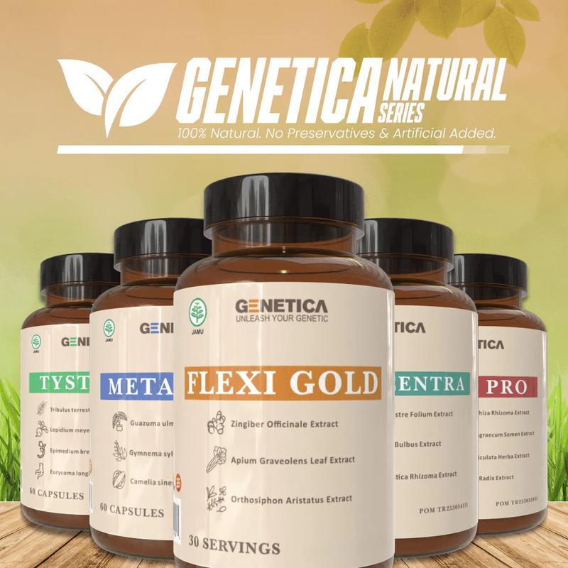 Genetica Tysto AM 60 Kapsul Suplemen Herbal Testobooster - Shop | Tokopedia