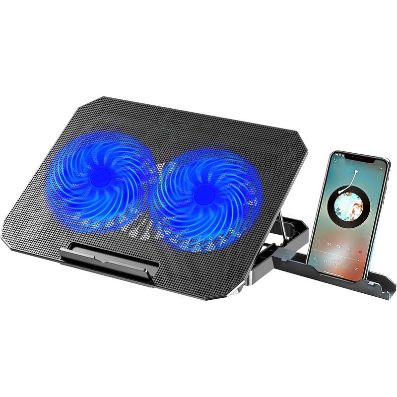Laptop Cooling Fans 15.6 14 13 Inch (Big 2Fans 5.52 Inch, Double ...