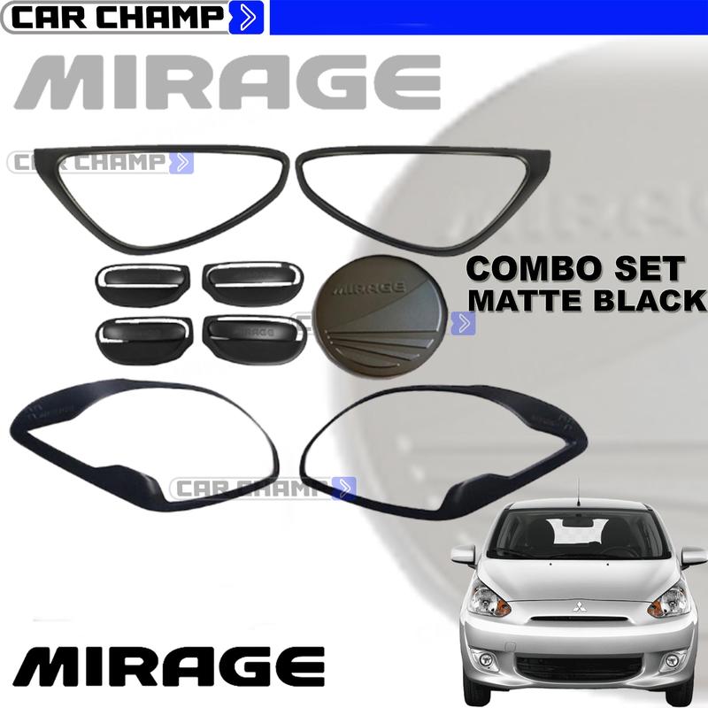 Mitsubishi Mirage Hatchback 2016 to 2023 GLX Garnish Cover Combo ...