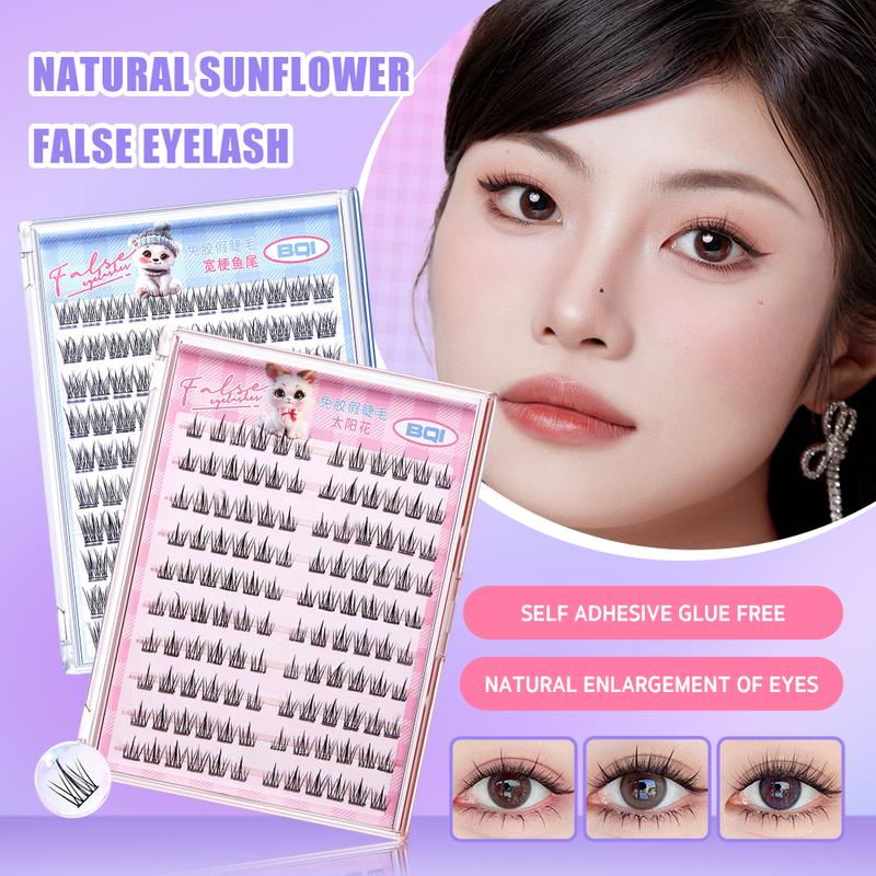 COD】BQI Glue-free Single Cluster False Eyelashes Waterproo - TikTok ...