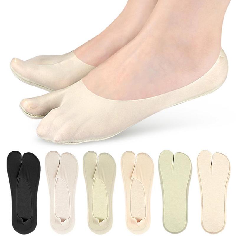 Cedxofj- Two-toed Socks Two-toed Socks with Silicone Strip Ultra-thin ...