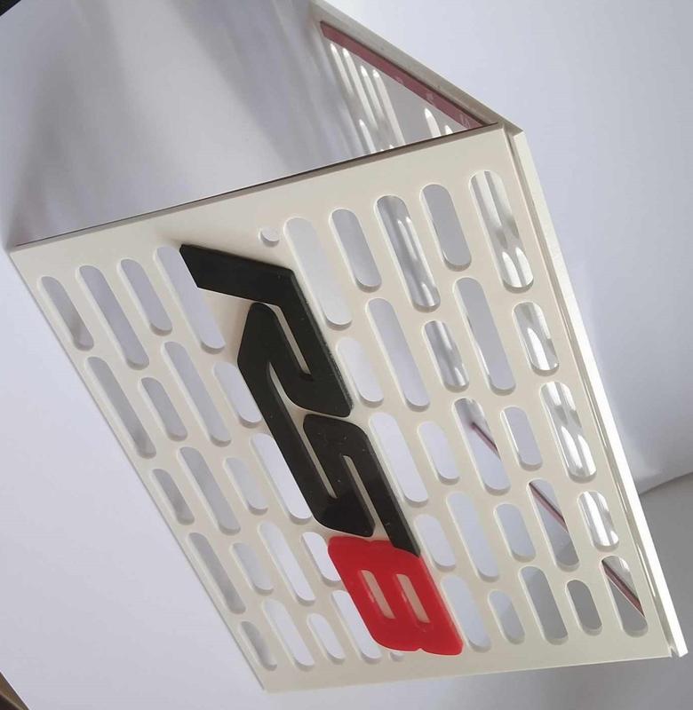 RS8 ACRYLIC RADIATOR COVER MOTORCYCLE ACCESSORIES (NMAX V2, AEROX ...