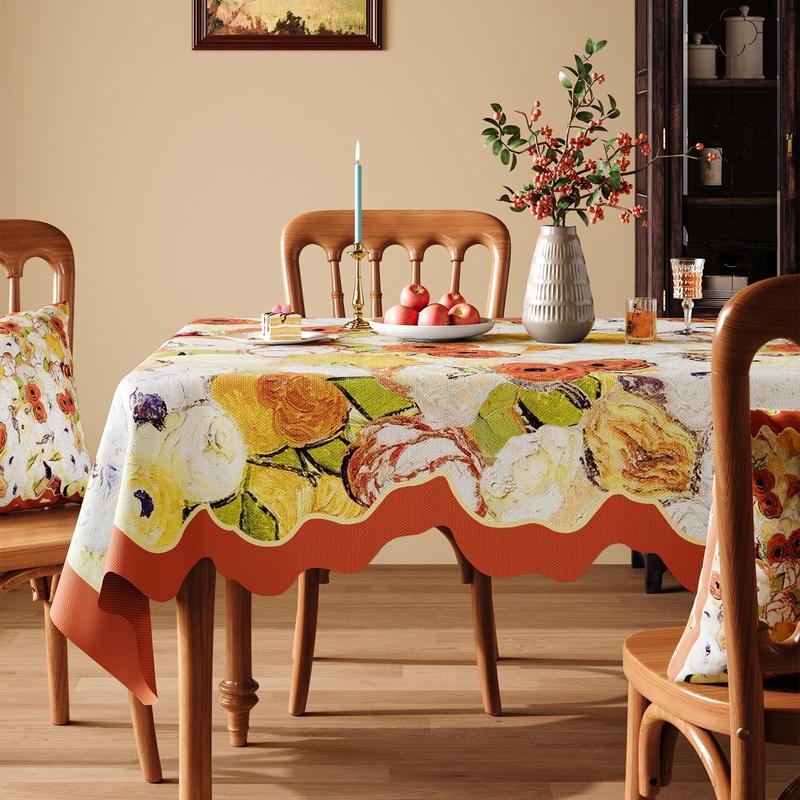 Alas Meja Berbentuk Khas, Kalis Air dan Kalis Minyak, Boleh Pakai ...