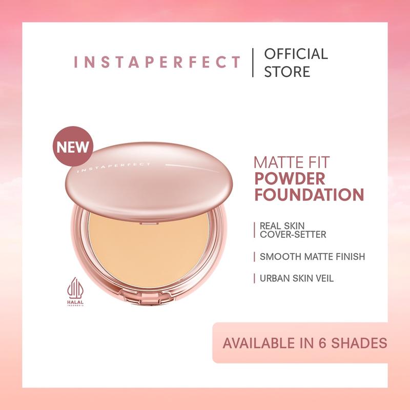 [NEW] Instaperfect Matte Fit Powder Foundation 13 g (Real Skin - TikTok ...