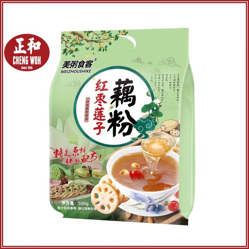 Mei Zhou Shi Ke Lotus Root Powder with Red Dates and Lotus Seed ...