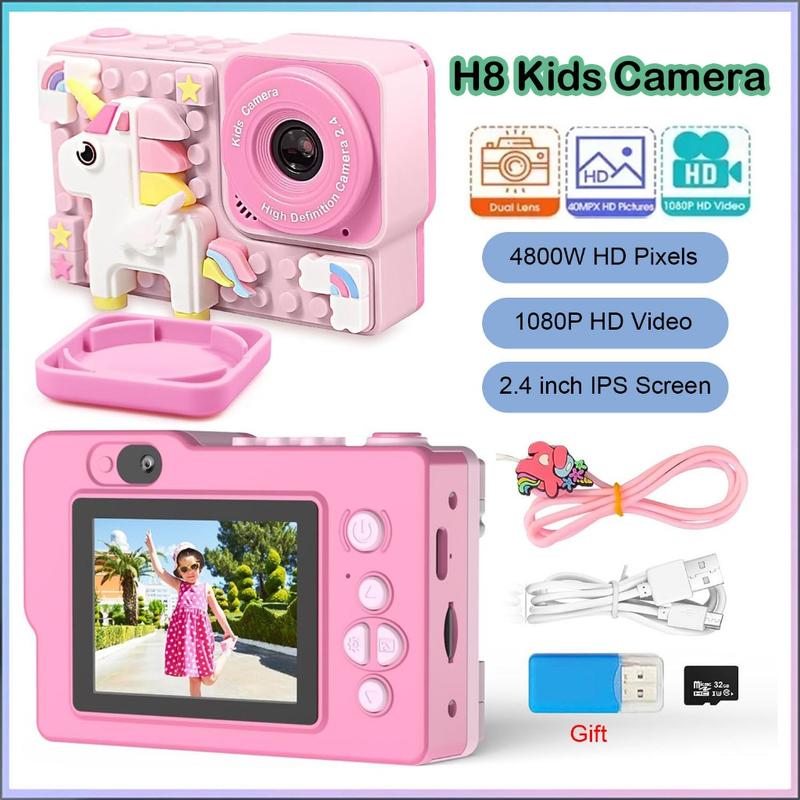 H8 Children's Digital Dual Camera HD 1080P Camera Toy Mini Camera ...