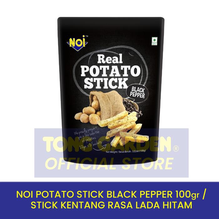 Promo Tong Garden NOI Real Potato Stick Black Pepper 100gr Stick ...