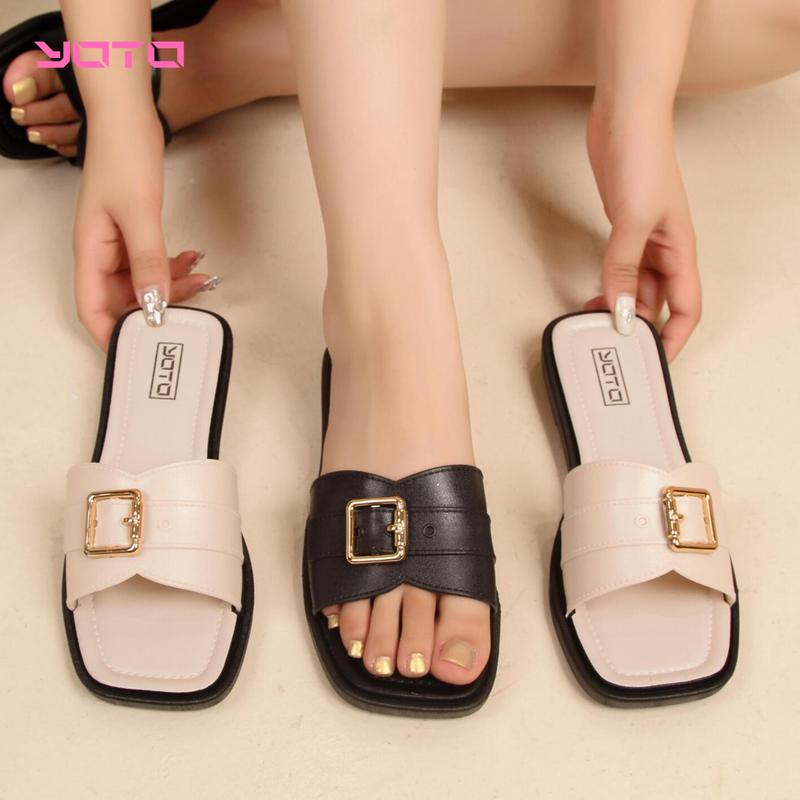 YOTO Women's slippers wear summer versatile wet water anti-skid ...