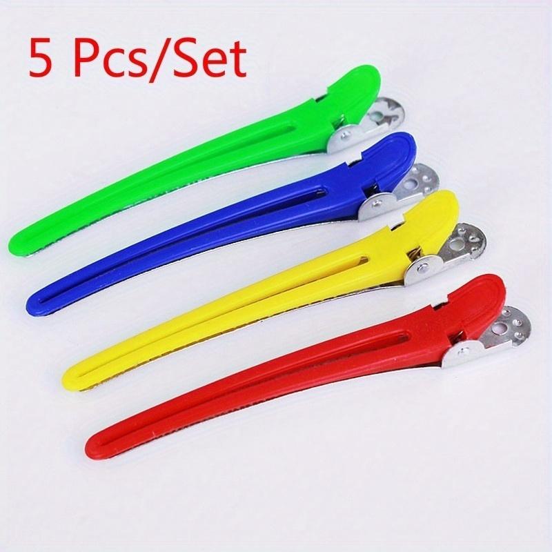 5Pcs/Set Colorful Hair Clips Professional Hairdressing Salon - TikTok ...