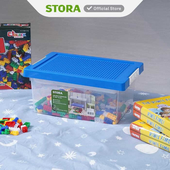 Jual Stora Kids Brick Kotak Penyimpanan Kotak Serbaguna Wadah Simpan ...